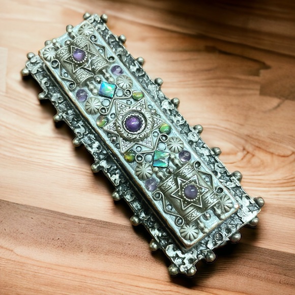 Michael golan | Accents | Michael Golan Mezuzah With Amethyst | Poshmark